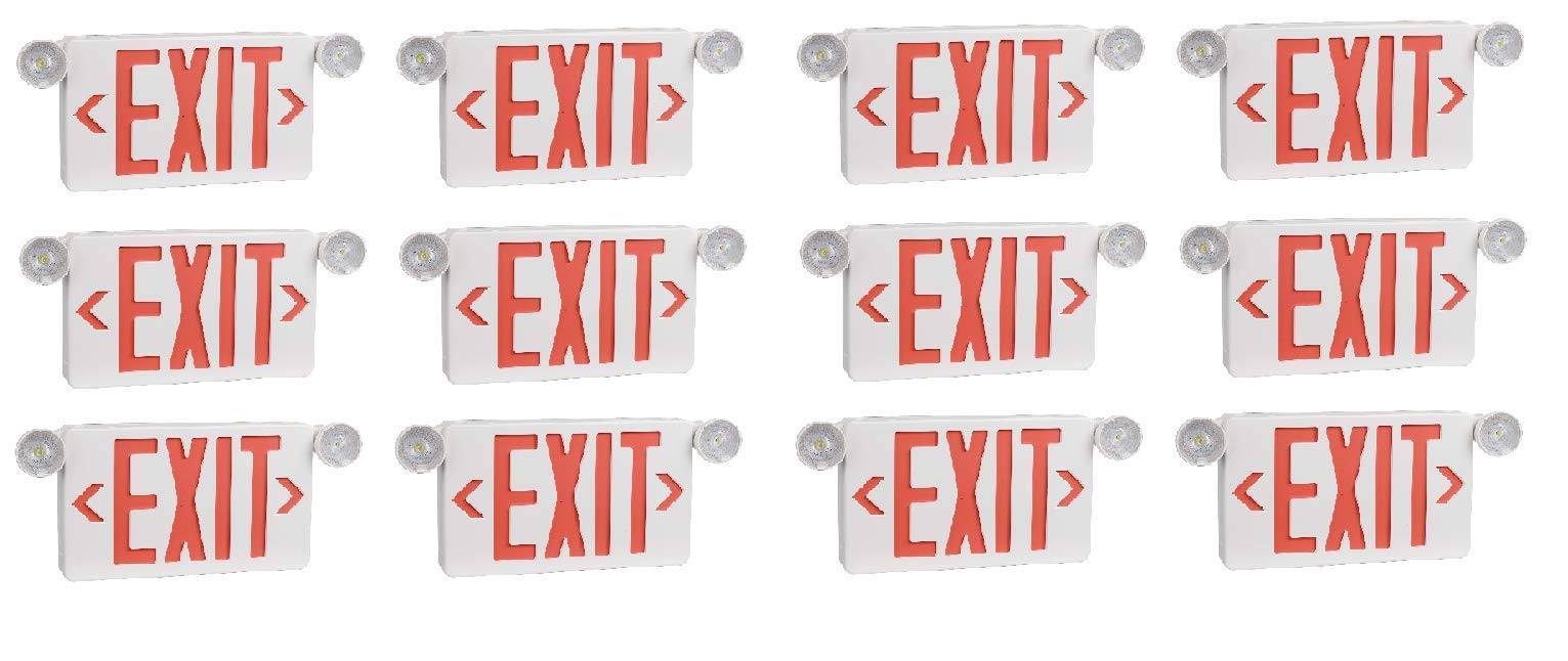 Buy Ciata Ultra Bright Led Decorative Red Exit Sign & Emergency Light ...
