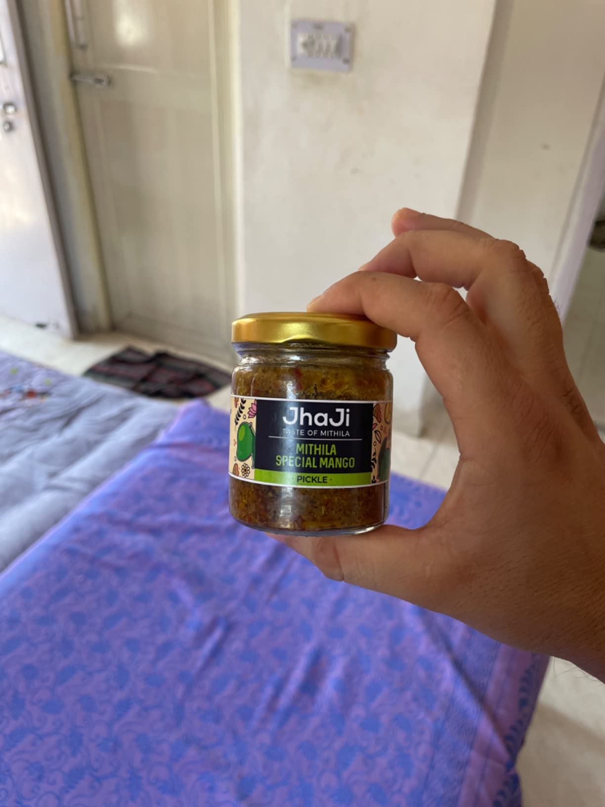 JhaJi Store's 4 Pickles in 1 Pack | Lal Mirch Bharua Pickle, Mithila ...