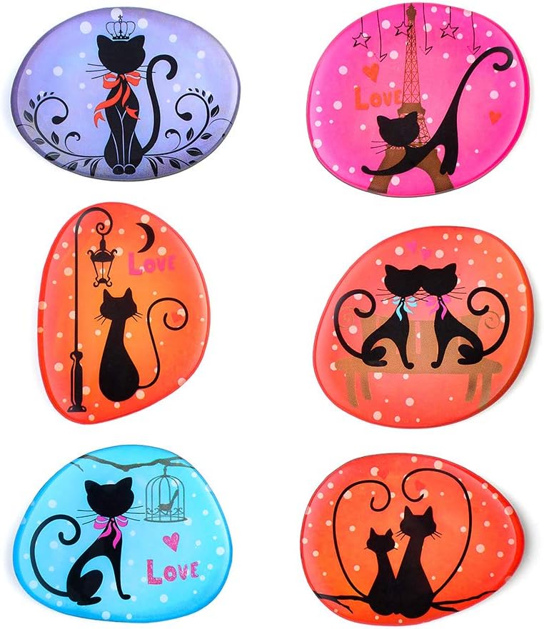 Amazon.com: MORCART Cat Magnets for Fridge Refrigerator Black Cat ...