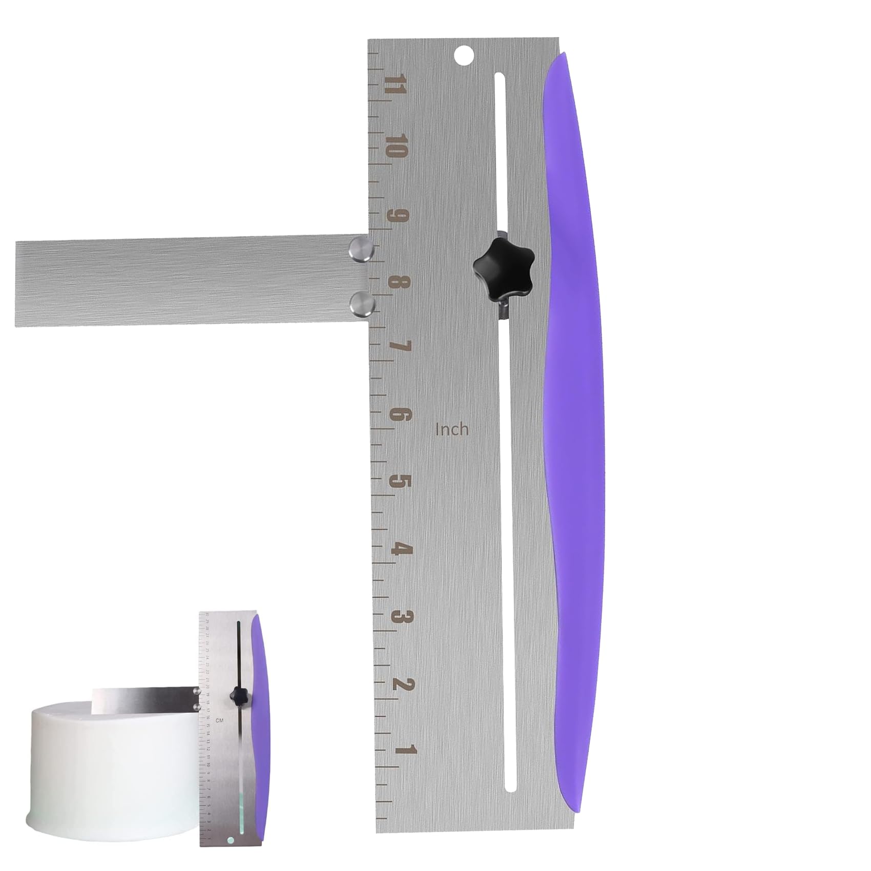 Amazon.com: HAKUNA 12 Inch Stainless Steel Cake Scraper,Cake Scraper ...