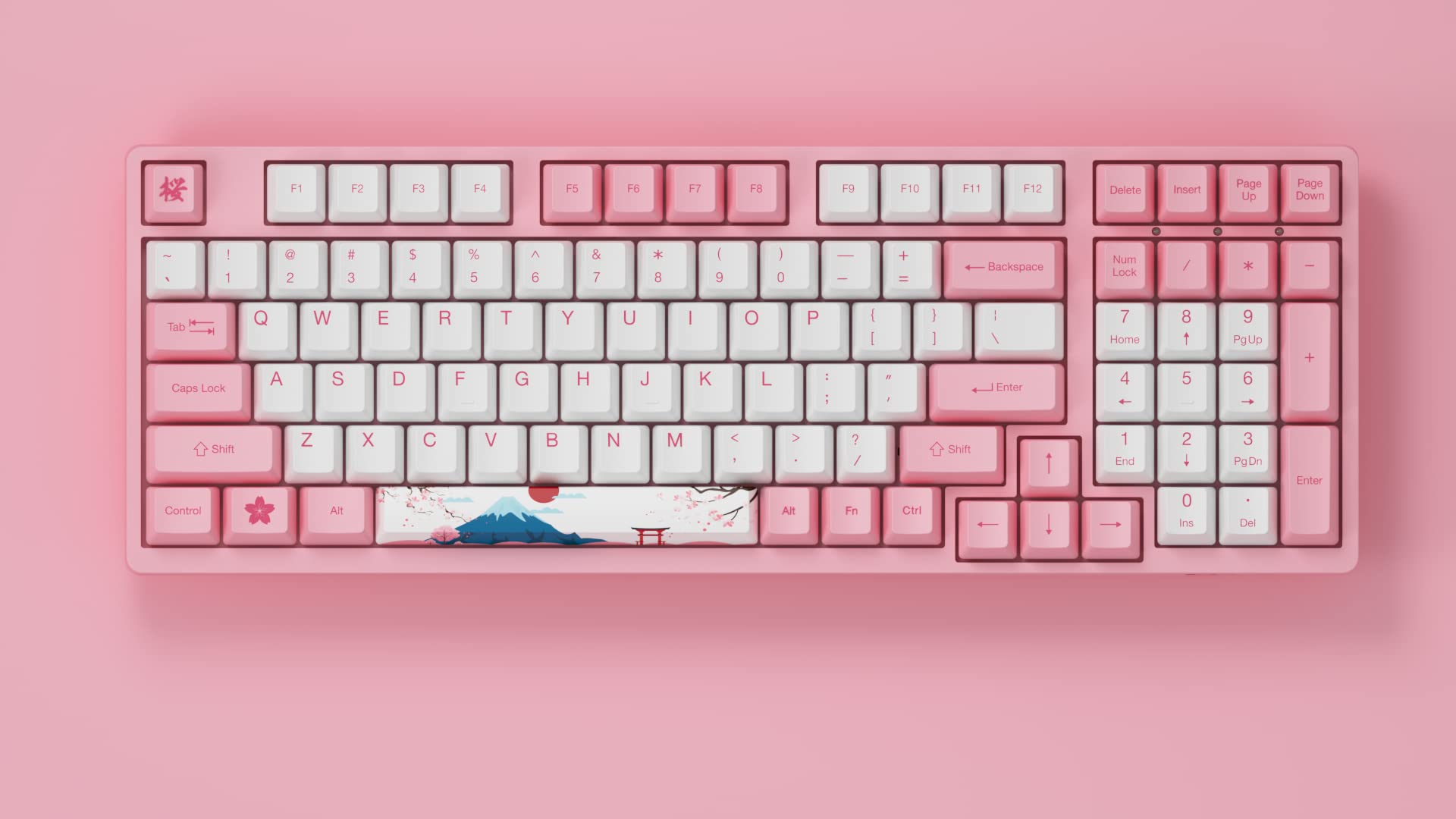Buy Akko 3098 Tokyo Mechanical Gaming Keyboard with Pink Linear Switch ...