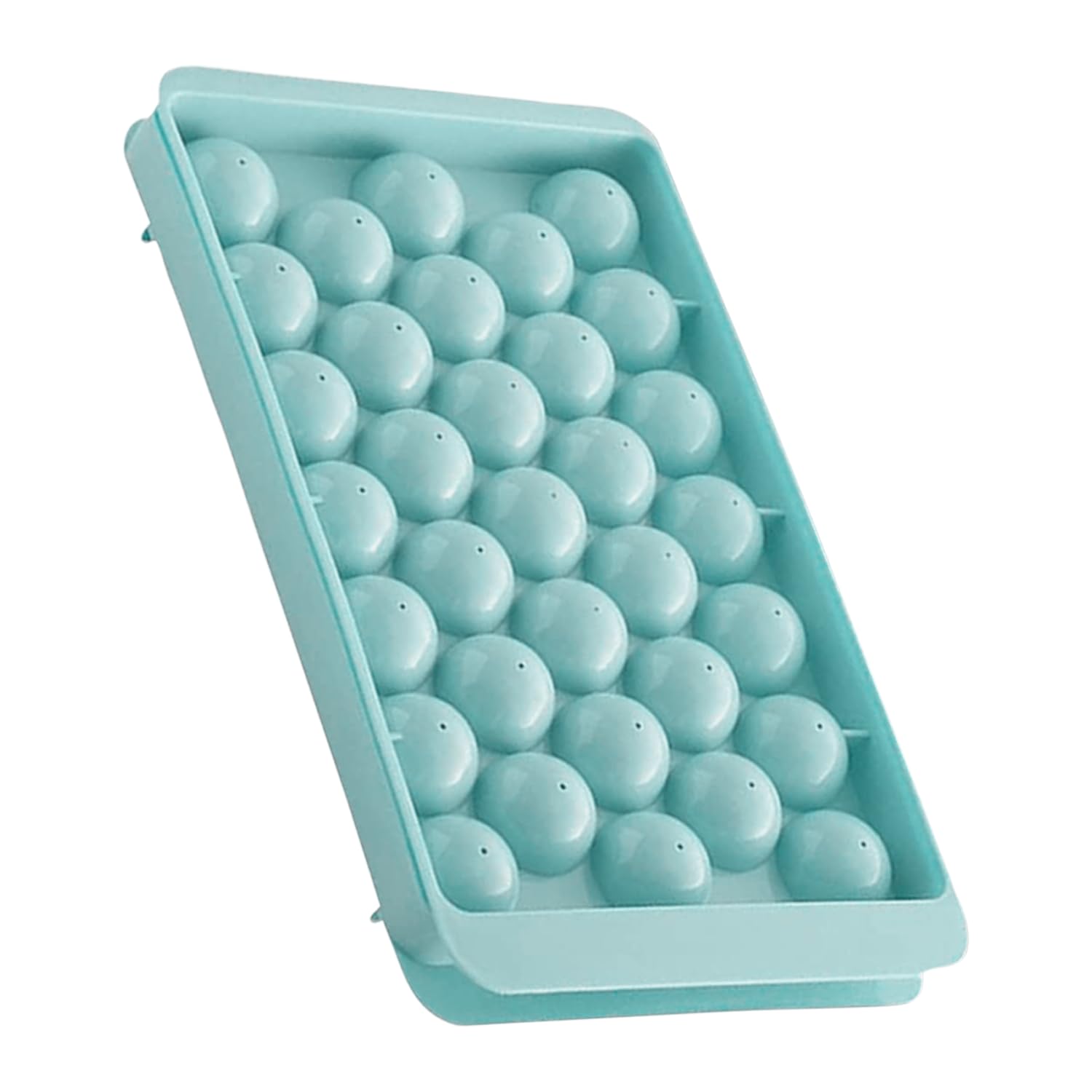 AEX Round Ice Balls Tray with Lid 33 Ice Ball Maker Moulds for Freezer ...