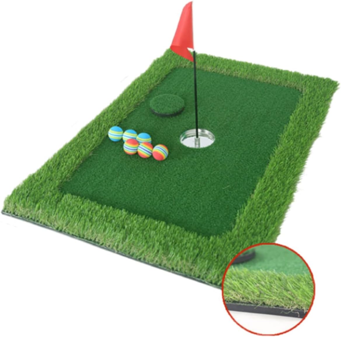 Amazon.com: Ultimate Pool Golf Game – Floating Green Mat with Chipping ...