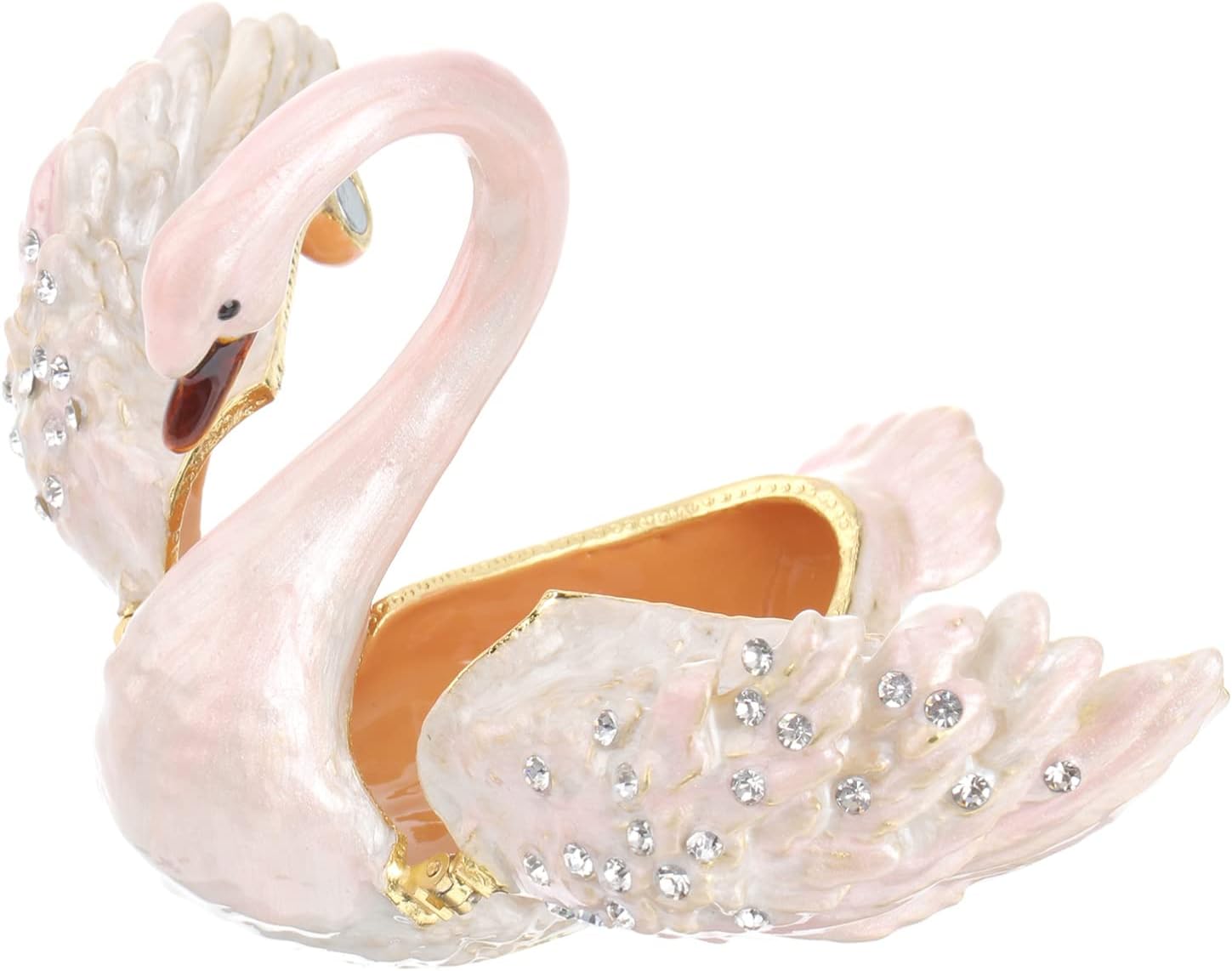 Amazon.com: Didiseaon Swan Jewelry Trinket Box Swan Modelling Jewelry ...
