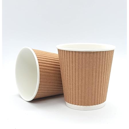 Buy GRACE PAPER GLASS 150 ml White Pack of 100 Gold Quality Paper Cup ...