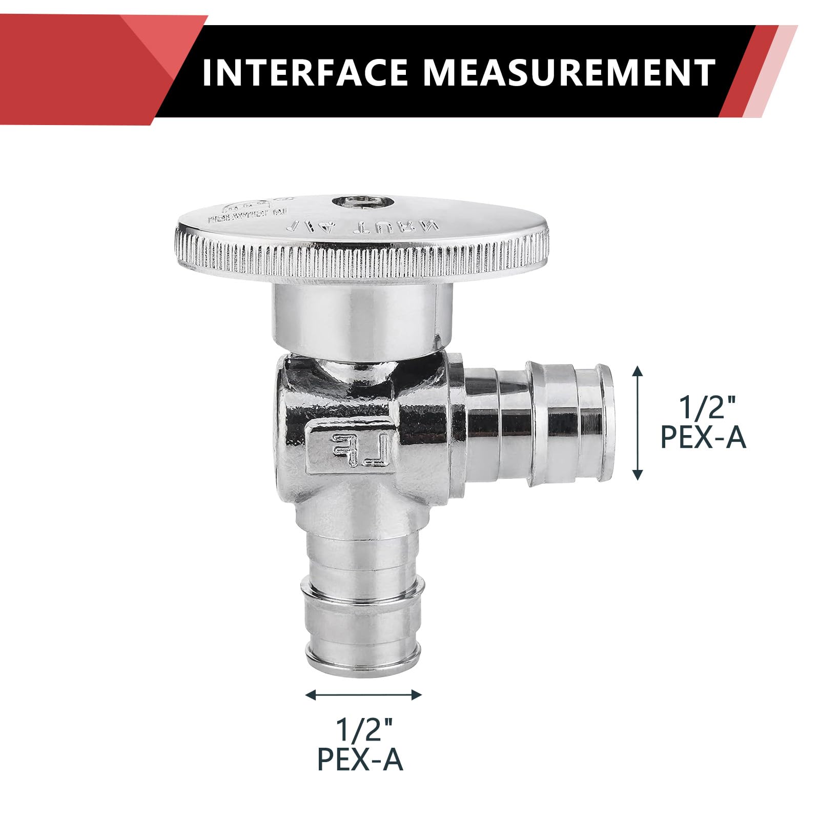 Snapklik.com : EFIELD 1/4 Turn Angle Stop Valve Pex-A Cold Expansion 1/ ...