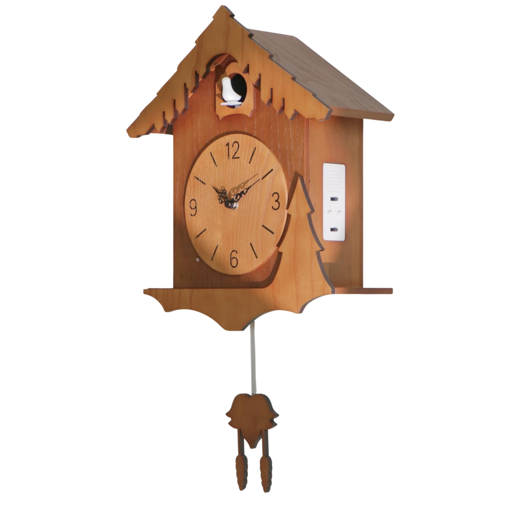Amazon.com: DODEKA Wooden Cuckoo Clock Country Style Wall Mounted ...
