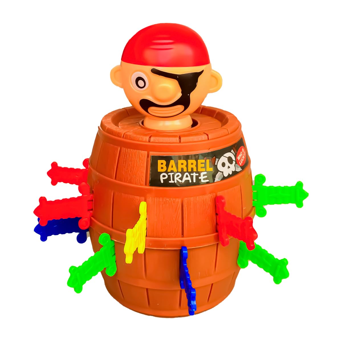 Barril do Pirata Brinquedo Infantil com Pirata que Pula Educativo Divertido Jogo de Mesa Menino ...