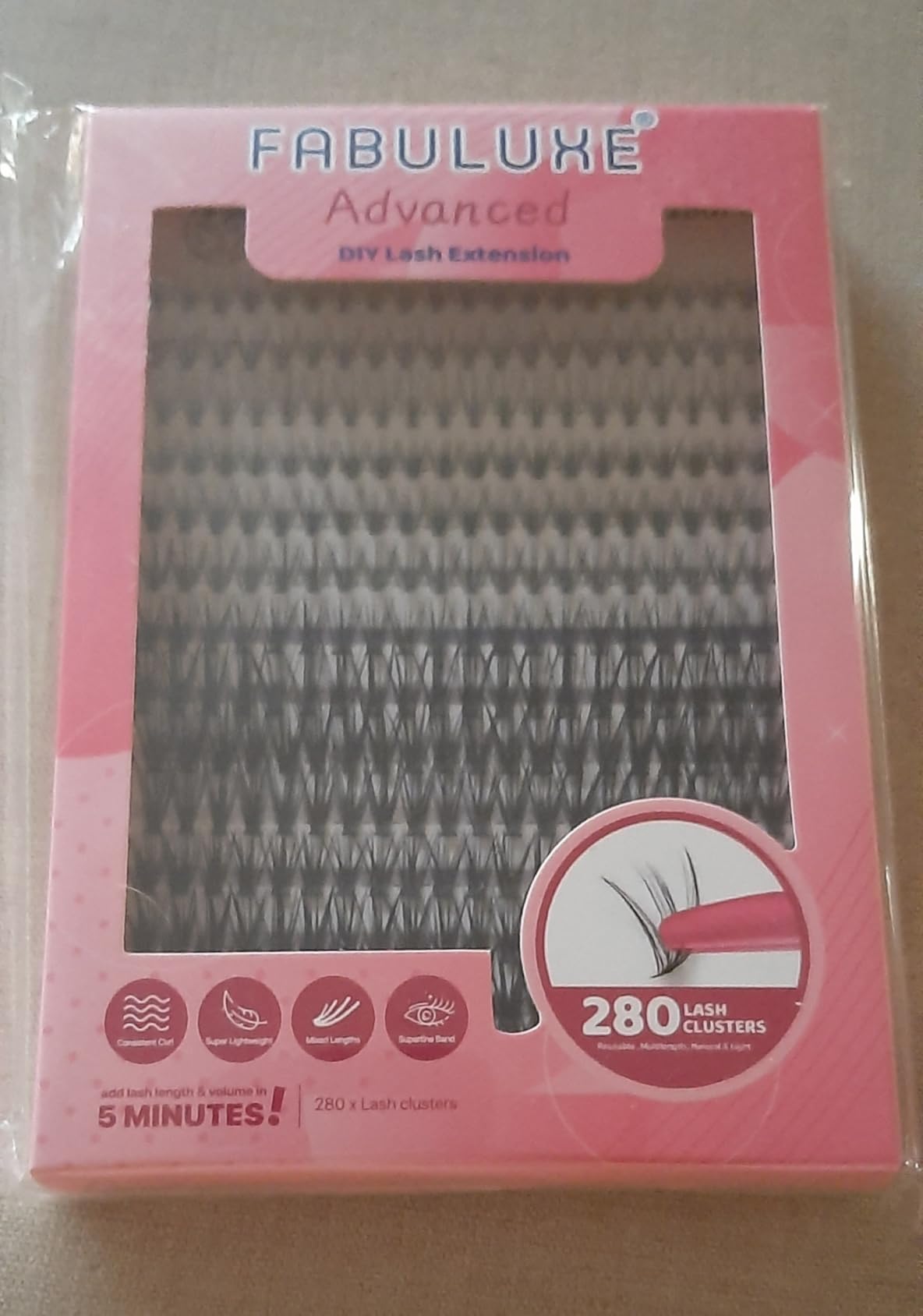 Cluster Lashes 280 D Curl, Eyelash Clusters, Thin Band Lash Extensions ...