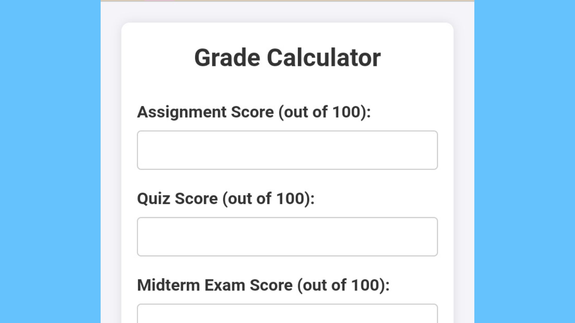 Grade Calculator - App on Amazon Appstore