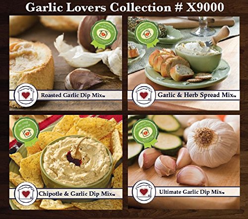 Amazon.com: Garlic Lover's Dip Mix Collection - Roasted Garlic ...
