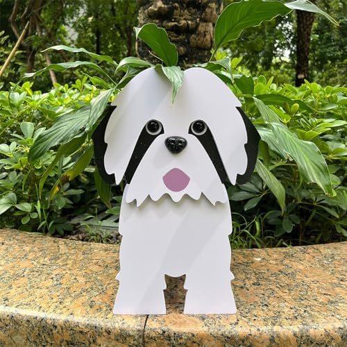 Amazon.com : Dog Planter Plant Pot, Yak Cow Animal Flower Planter Pot ...