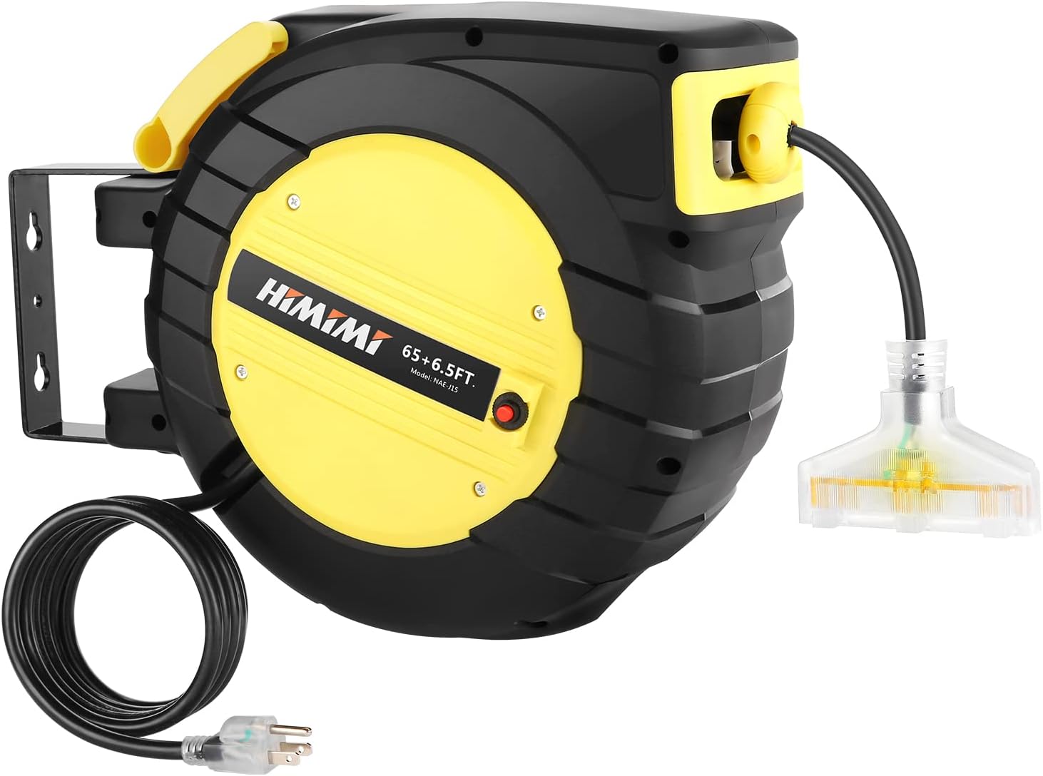Amazon.com: Himimi 65FT Retractable Extension Cord, 14 Gauge ...