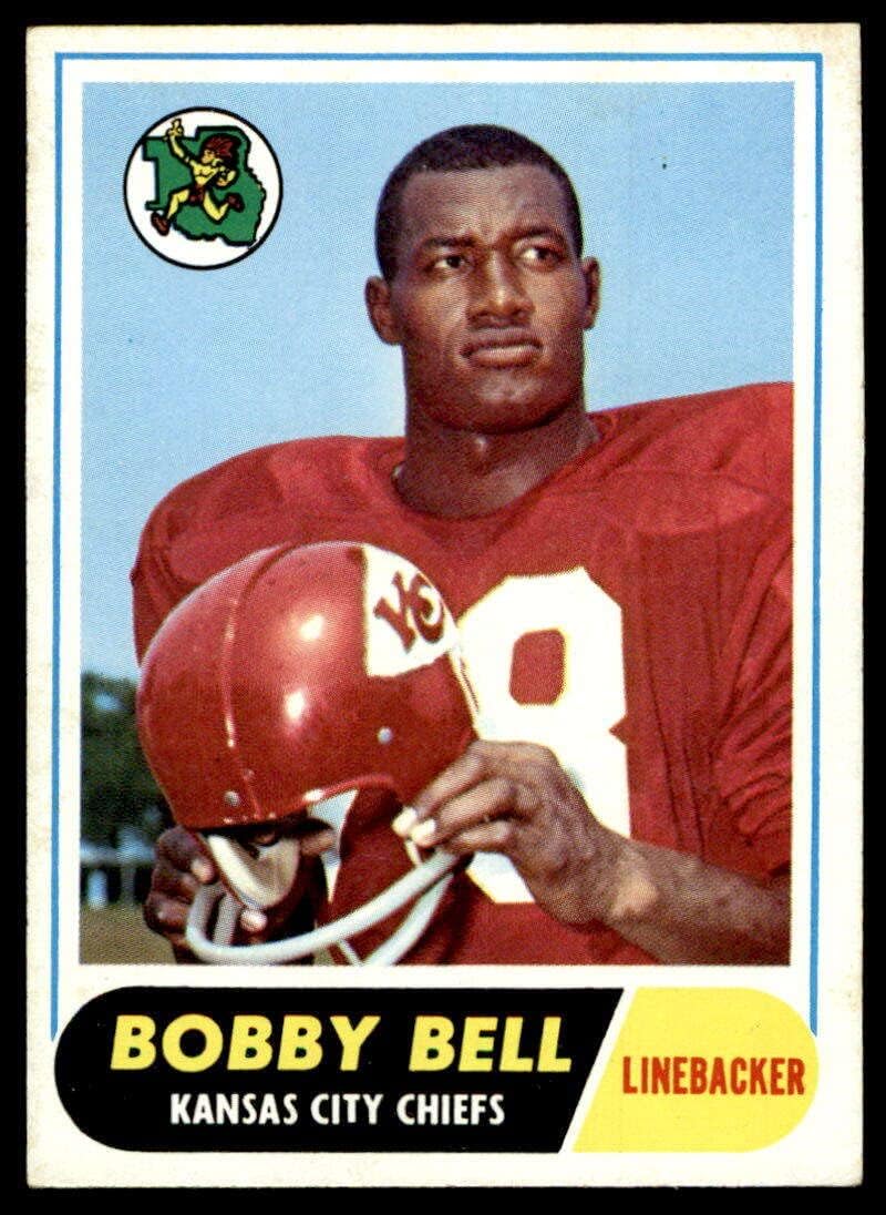 Amazon.com: Football NFL 1968 Topps #93 Bobby Bell Chiefs ...