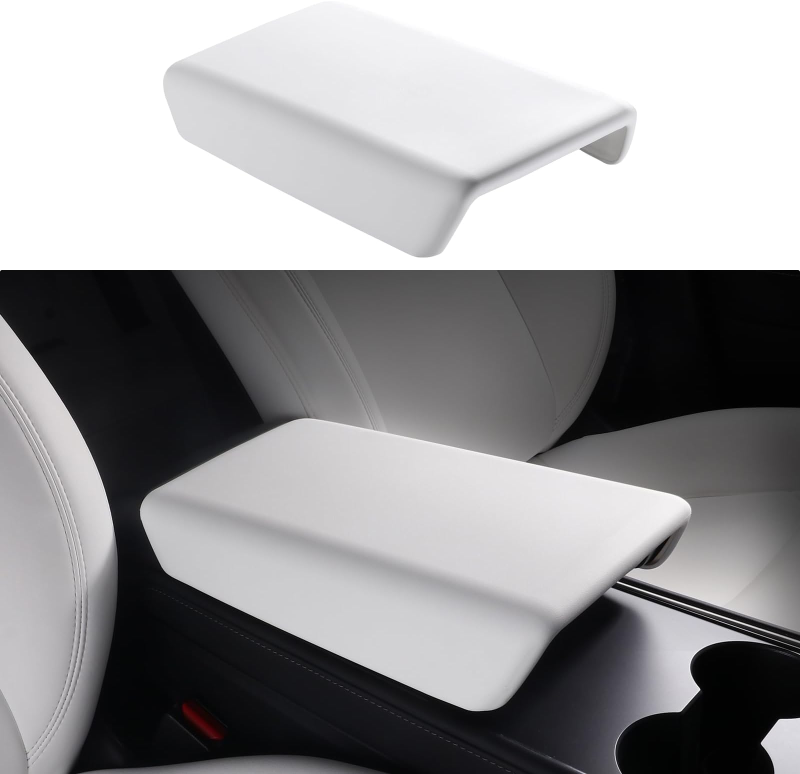 MASHA ZSIS Car Armrest Box Cover for Tesla Model 3 Model Y 2017-2022 ...