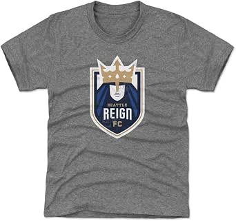 Amazon.com: 500 LEVEL Seattle Reign FC Vintage Primary Logo Youth Shirt ...