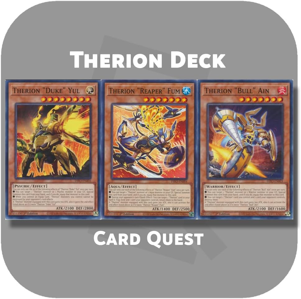 Amazon.com: Complete Custom Deck for Yu-Gi-Oh! - Therion Deck : Toys ...