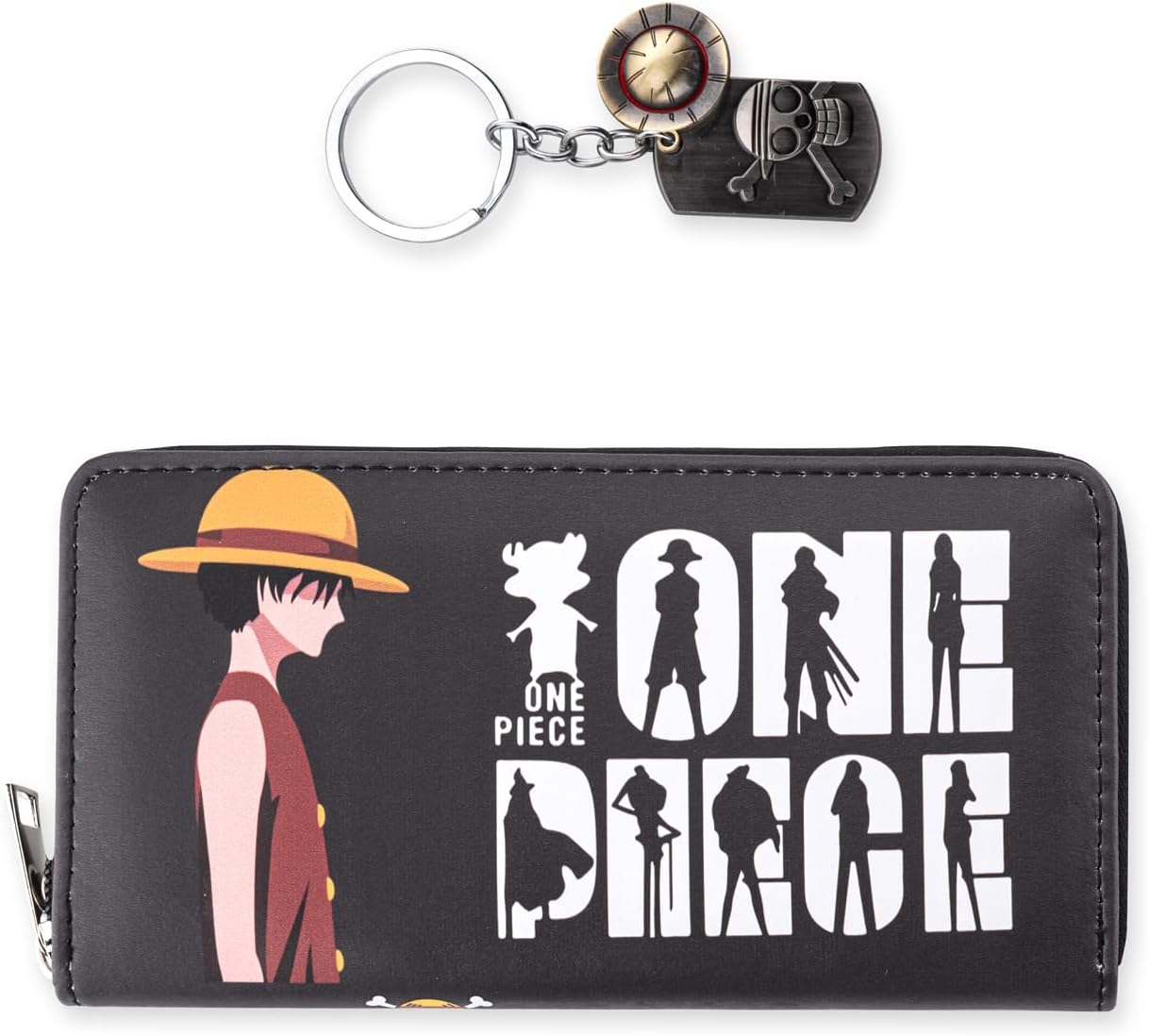 Amazon.com: GYIOEPM Anime Wallet with Keychain for Teen Boys and GIrls ...