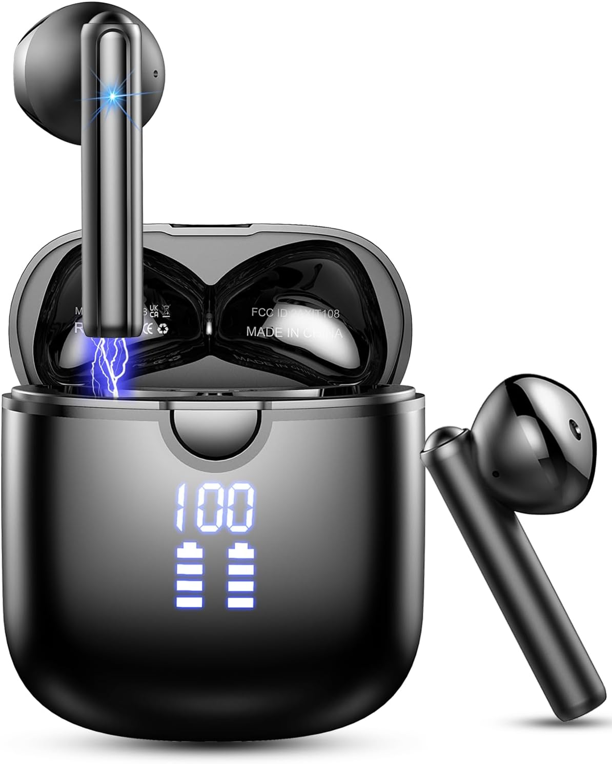 Cuffie Bluetooth 5.4, Mini Auricolari Bluetooth in-ear con ENC Mic ...
