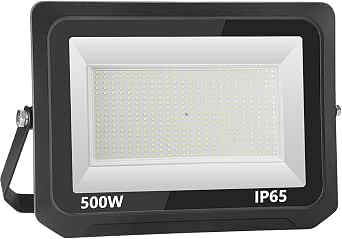 loyal 500W LED Floodlight, 6000K Daylight White 50000LM Outdoor ...