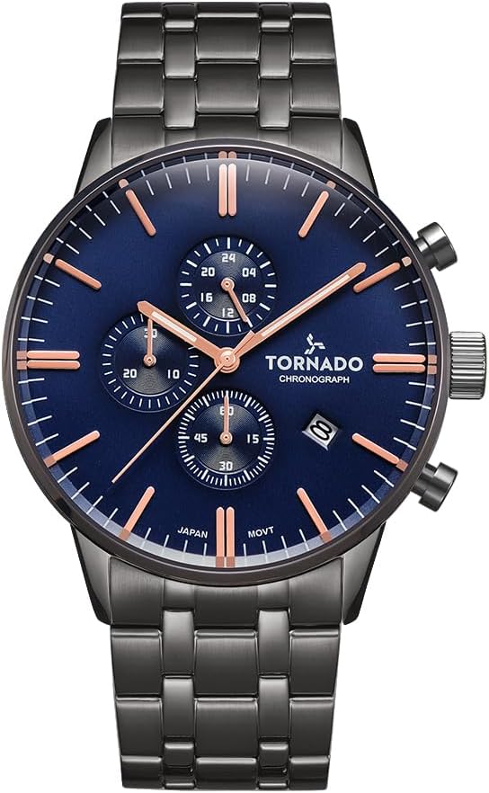 Tornado Men Japan Quartz Movement Watch, Chronograph Display And ...