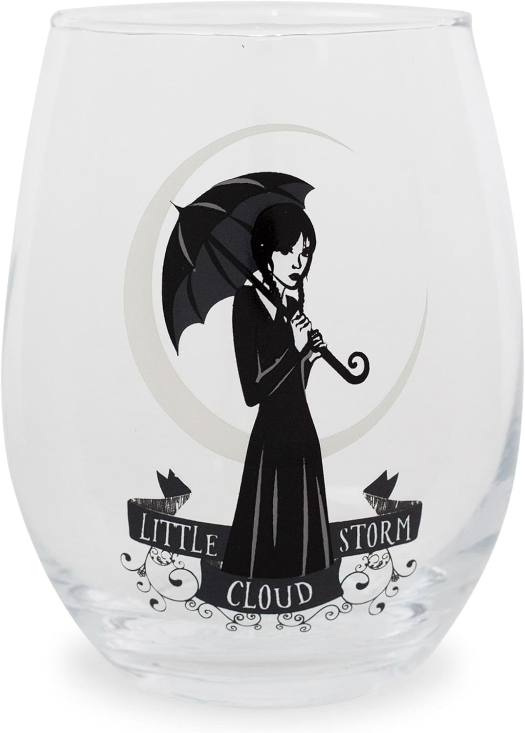 Amazon.com | Silver Buffalo Addams Family Wednesday Little Storm Cloud ...