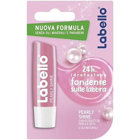 Amazon.com : Labello Pearl & Shine Lip Balm 5g stick : Lip Balms And ...