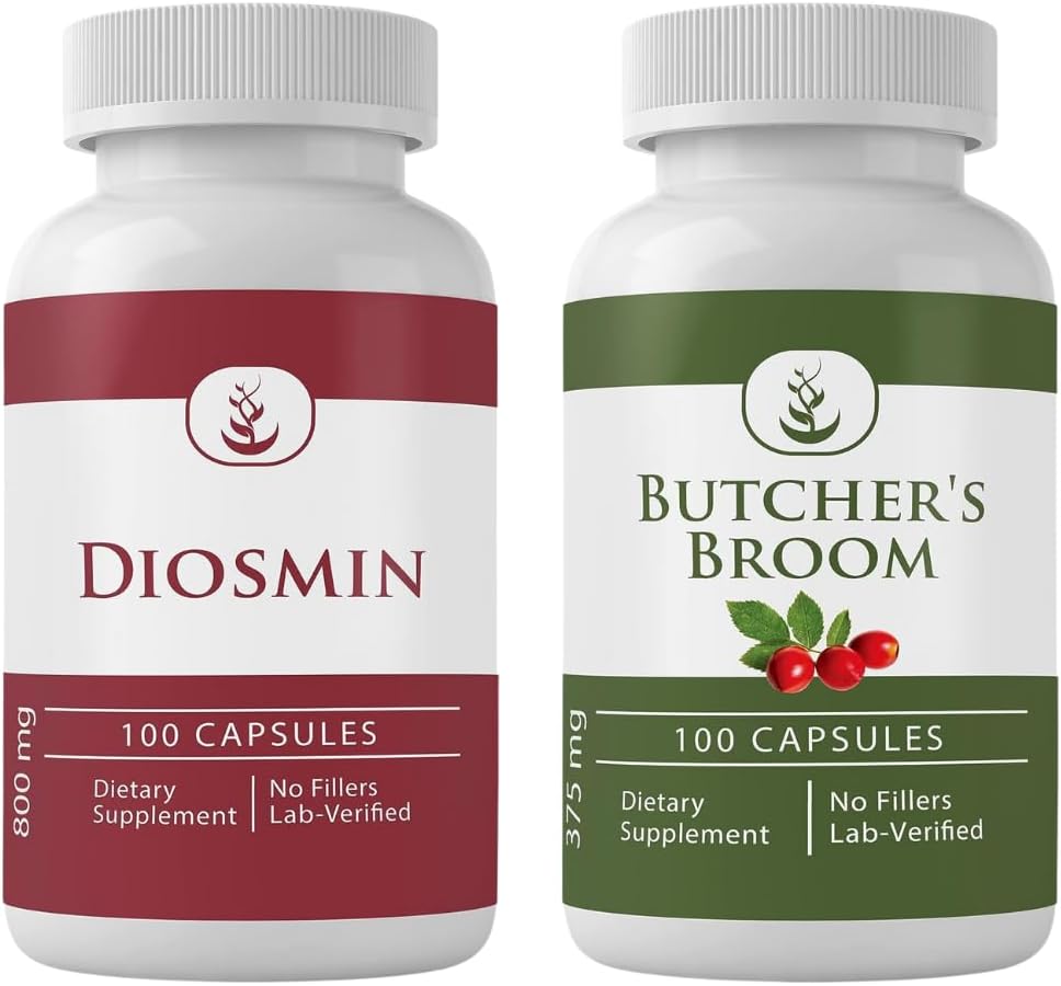 Amazon.com: PURE ORIGINAL INGREDIENTS Diosmin and Butcher's Broom ...