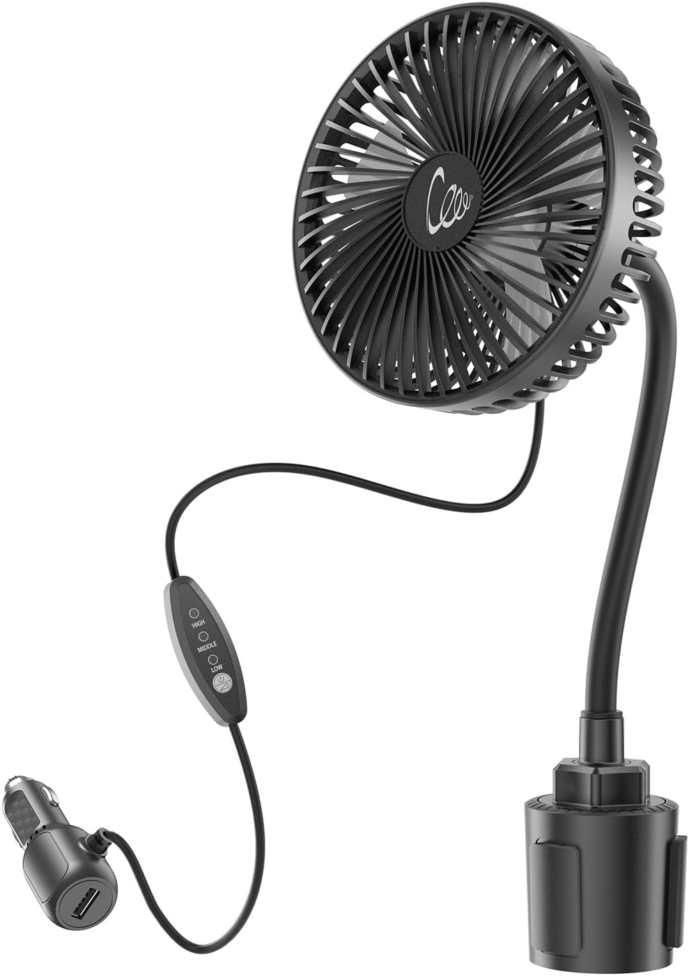 Amazon.com: HITOPTY Car Fans, Electric Air Fan for 12V Vehicle, Sedans ...
