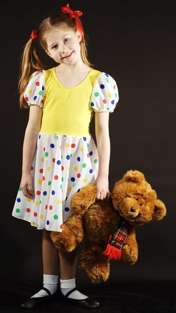 children In Need-Charity-Pudsey-School Day Spotty Bear Dress Child's ...