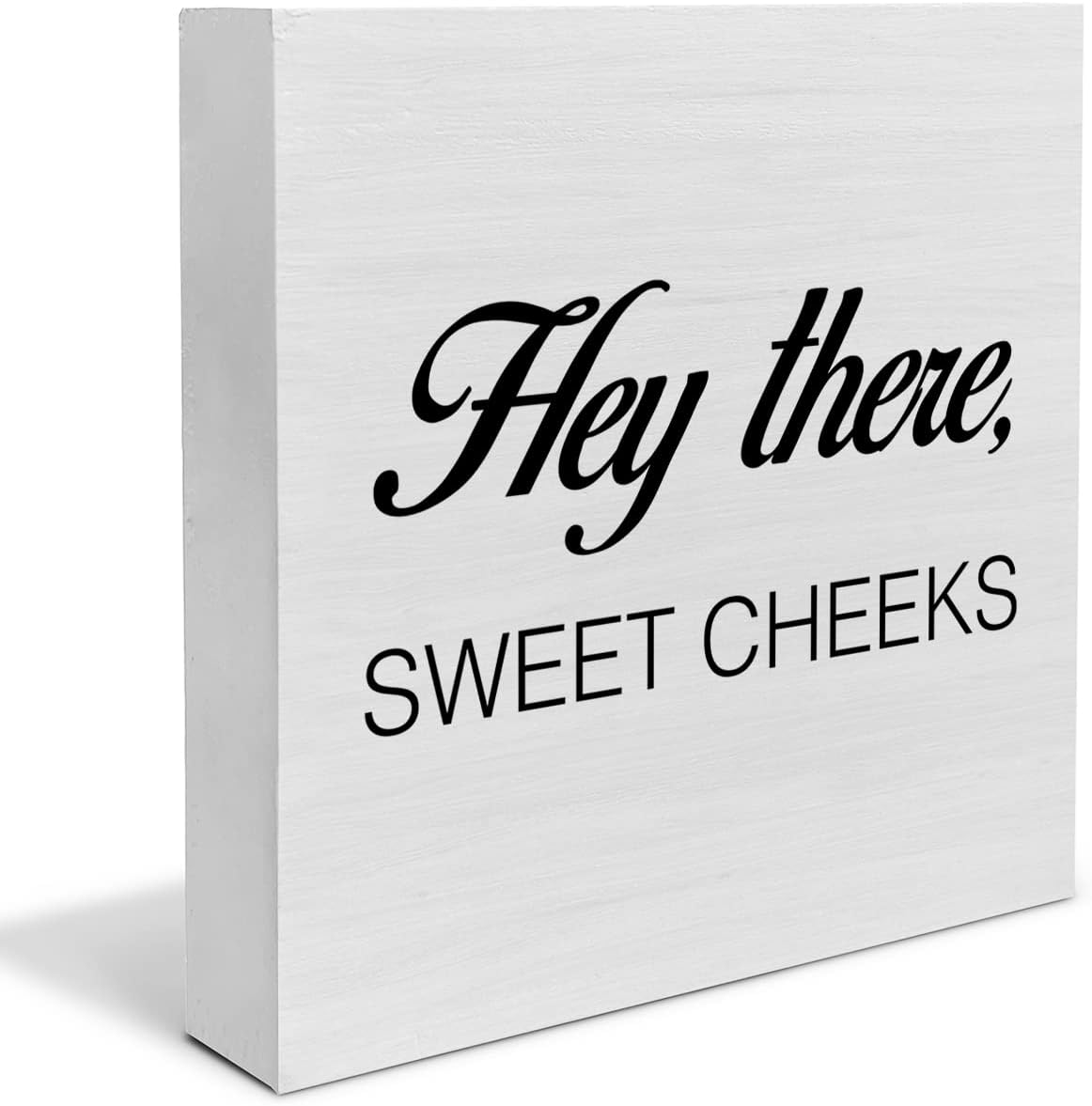Amazon.com: Country Hey There Sweet Cheeks Wood Box Sign Decor Desk ...