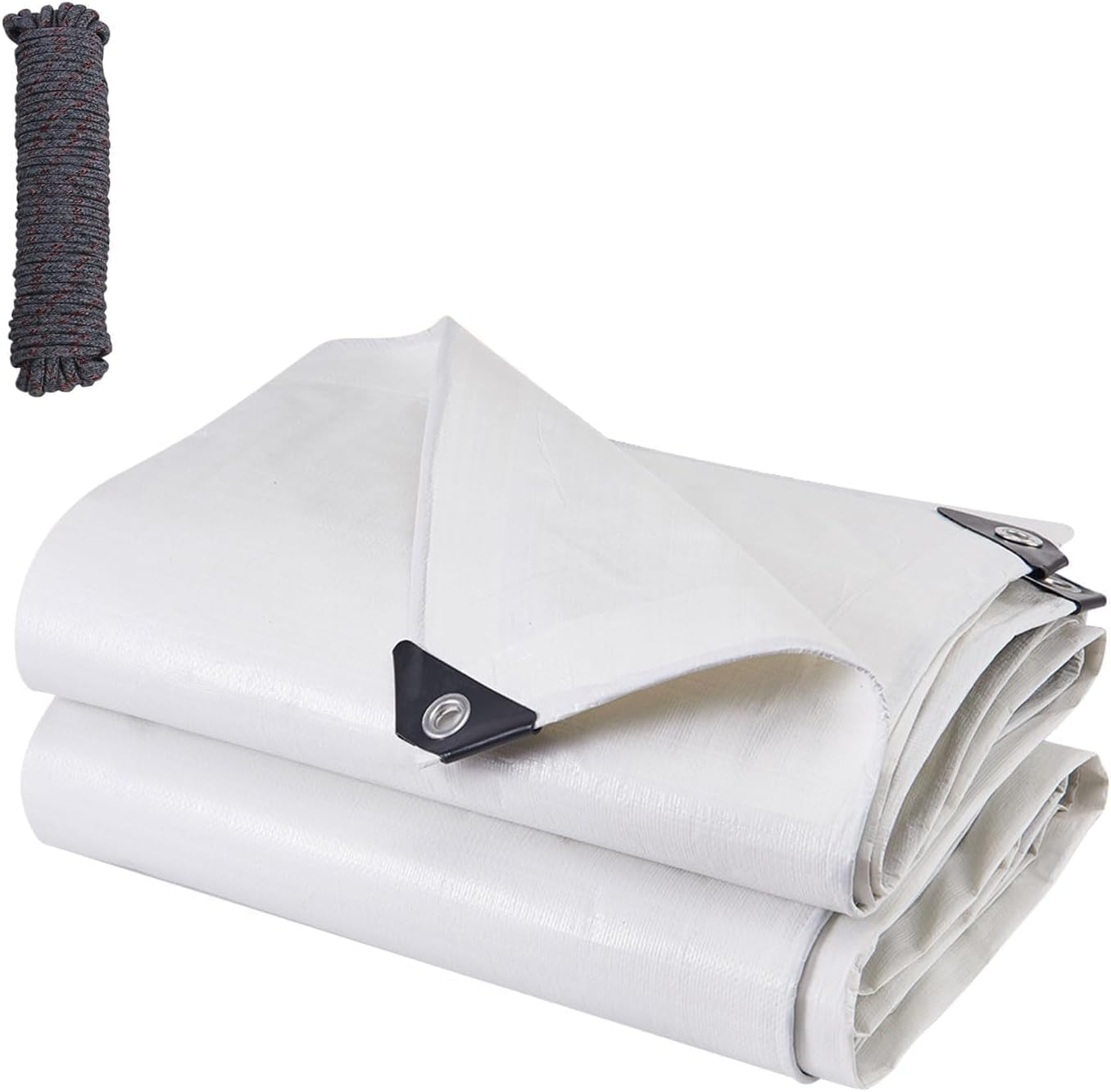 ele ELEOPTION 10x16 Tarp Waterproof Emergency Rain Snow Outdoor Cover ...