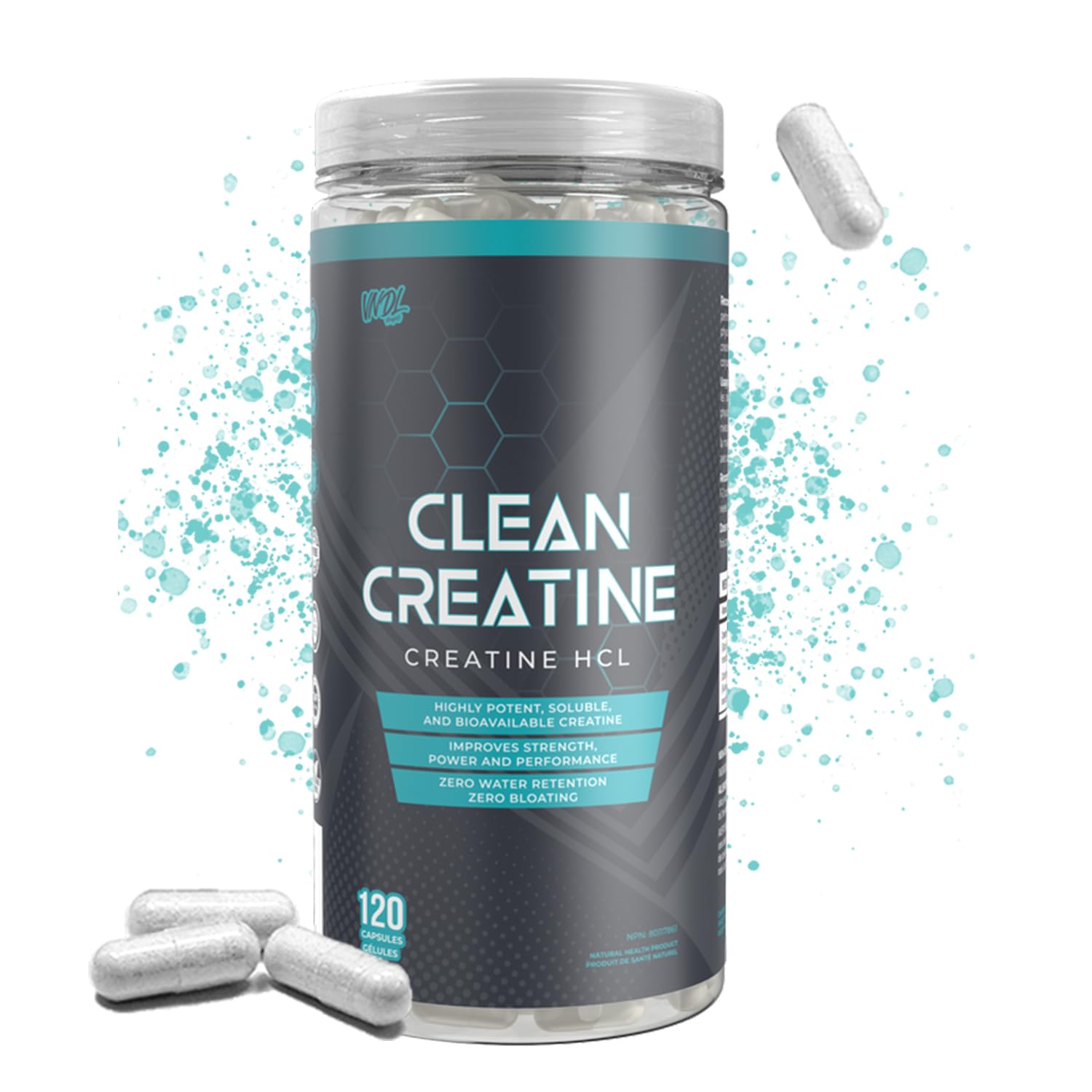 Clean Creatine HCl Powder - Pure Creatine Hydrochloride for Men & Women ...