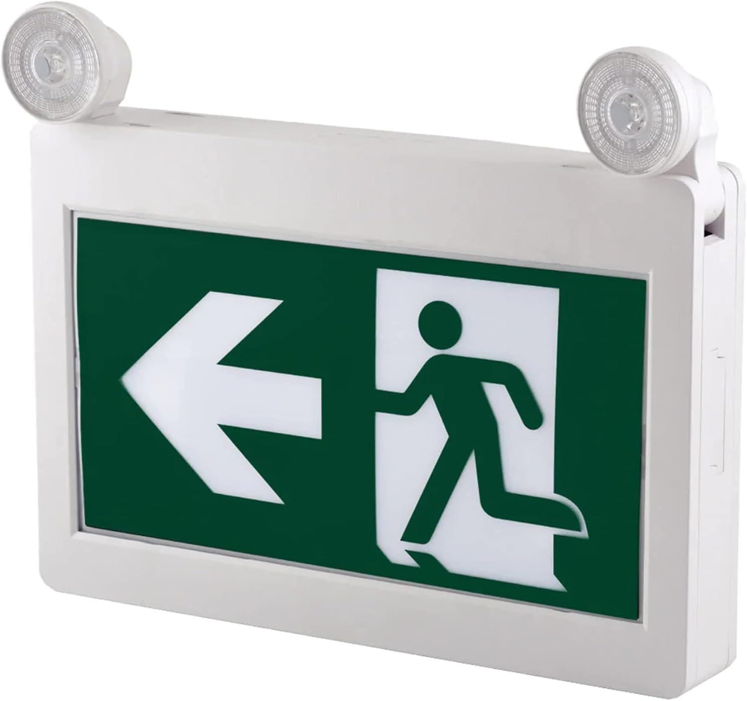 Nothing But Leds Exit Sign with Emergency Lights for Business, etc ...