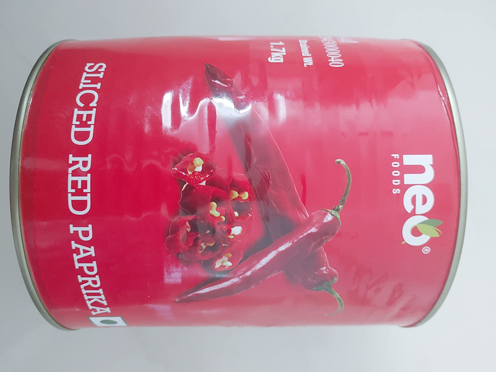 Neo Sliced Red Paprika 3 Kg Tin I Ready-to-Eat Fibre-Rich Topping for ...