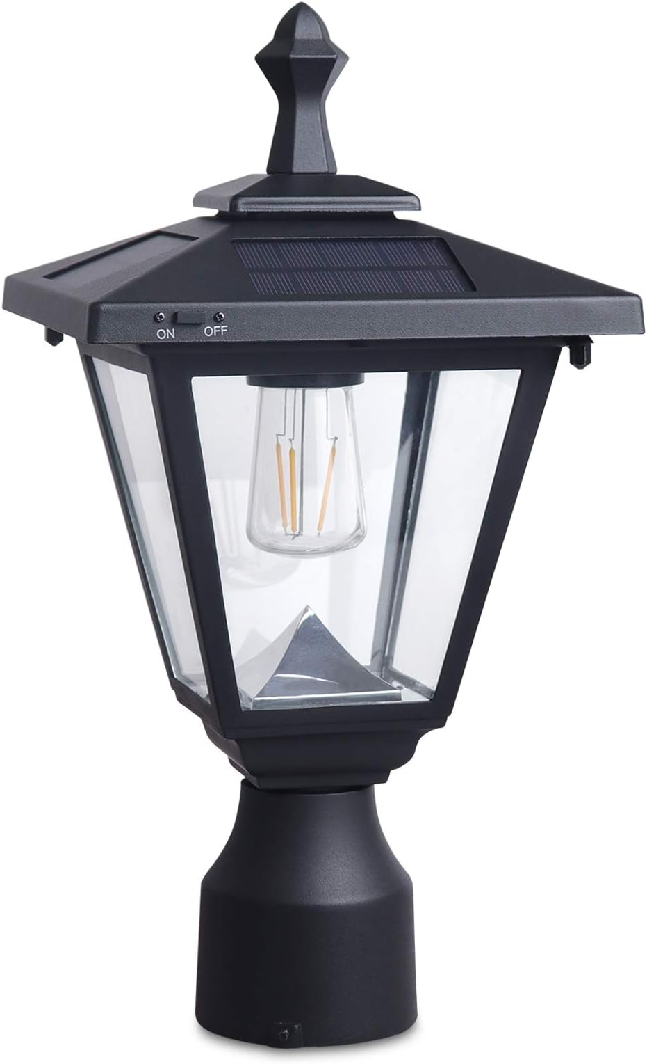 KMC LIGHTING ST4330Q-A Solar Lamp Post Lights Solar Post Lights Outdoor ...