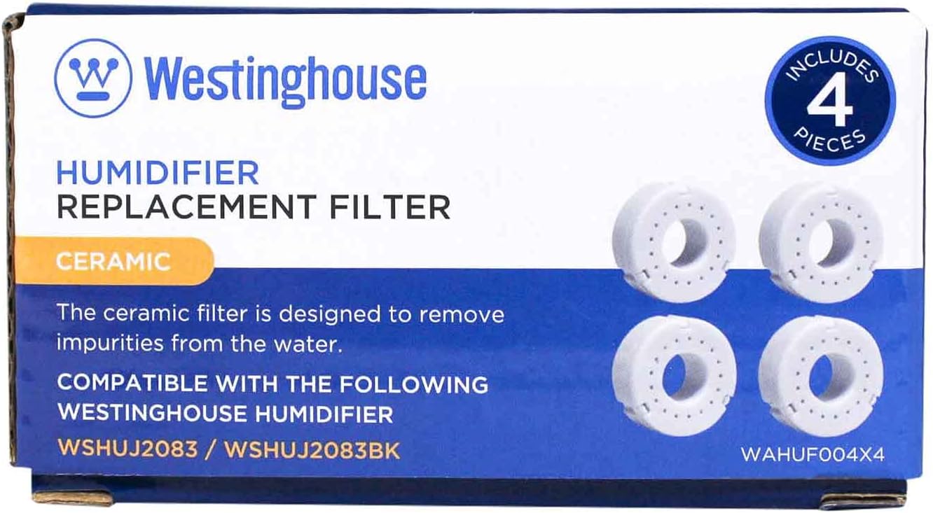 Westinghouse Ceramic Ball Filter for Humidifiers - 4 Pack Humidifier ...