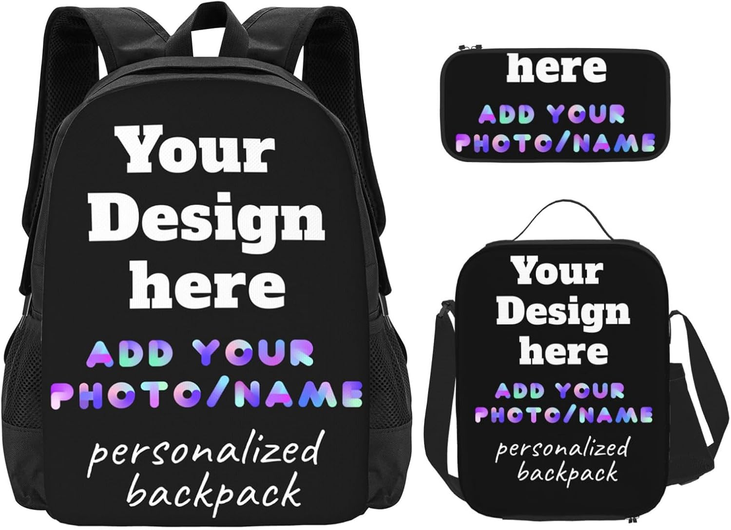 Amazon.com: SNRV Custom Backpack Personalized Large Capacity Shoulder ...