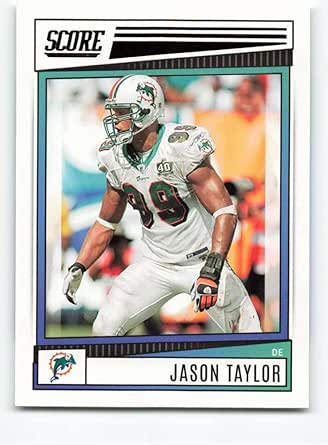 Amazon.com: 2022 Score #279 Jason Taylor Miami Dolphins NFL Football ...