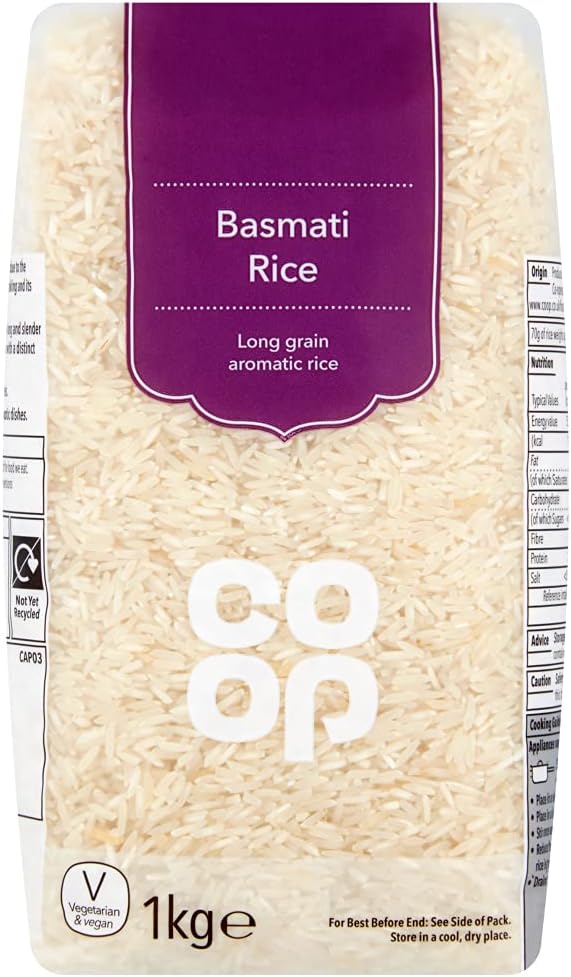 Co Op Basmati Rice 1kg : Amazon.co.uk: Grocery