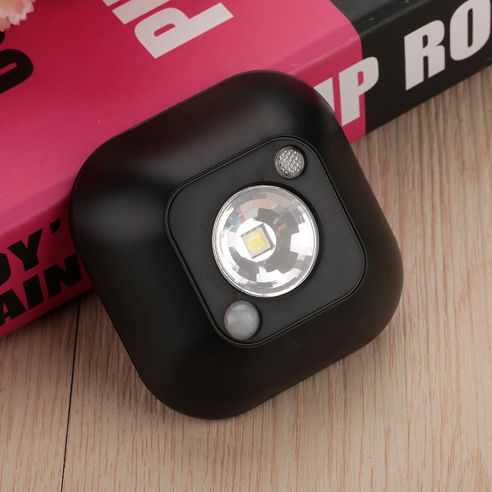 LED Wireless Infrared Motion Sensor Night Light, Mini Battery Power ...
