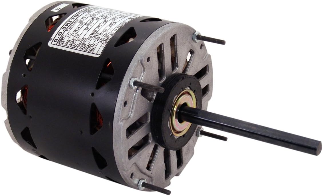 Motor, PSC, 1/2 HP, 1075 RPM, 115V, 48, OAO - Amazon.com