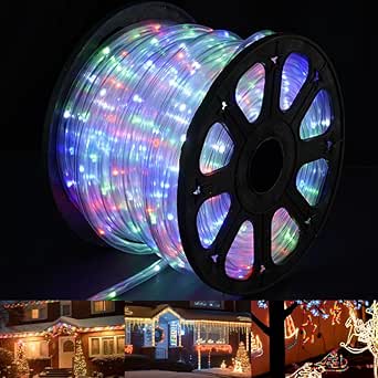 Amazon.com: 150Ft Led Rope Lights,1620 LEDs Waterproof Indoor Outdoor ...