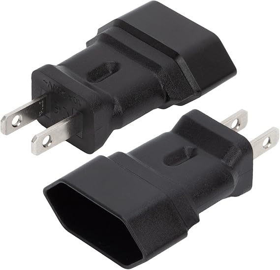 Amazon.com: 2Pack EU to US Plug Adapter, WINXUS Europe to USA Plug ...