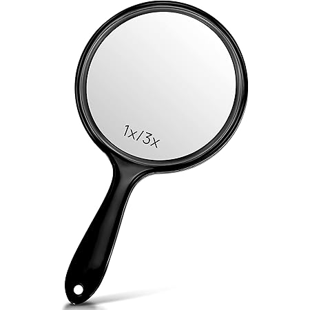 Amazon.com: OMIRO Hand Mirror, Double-Sided Handheld Mirror 1X/3X ...