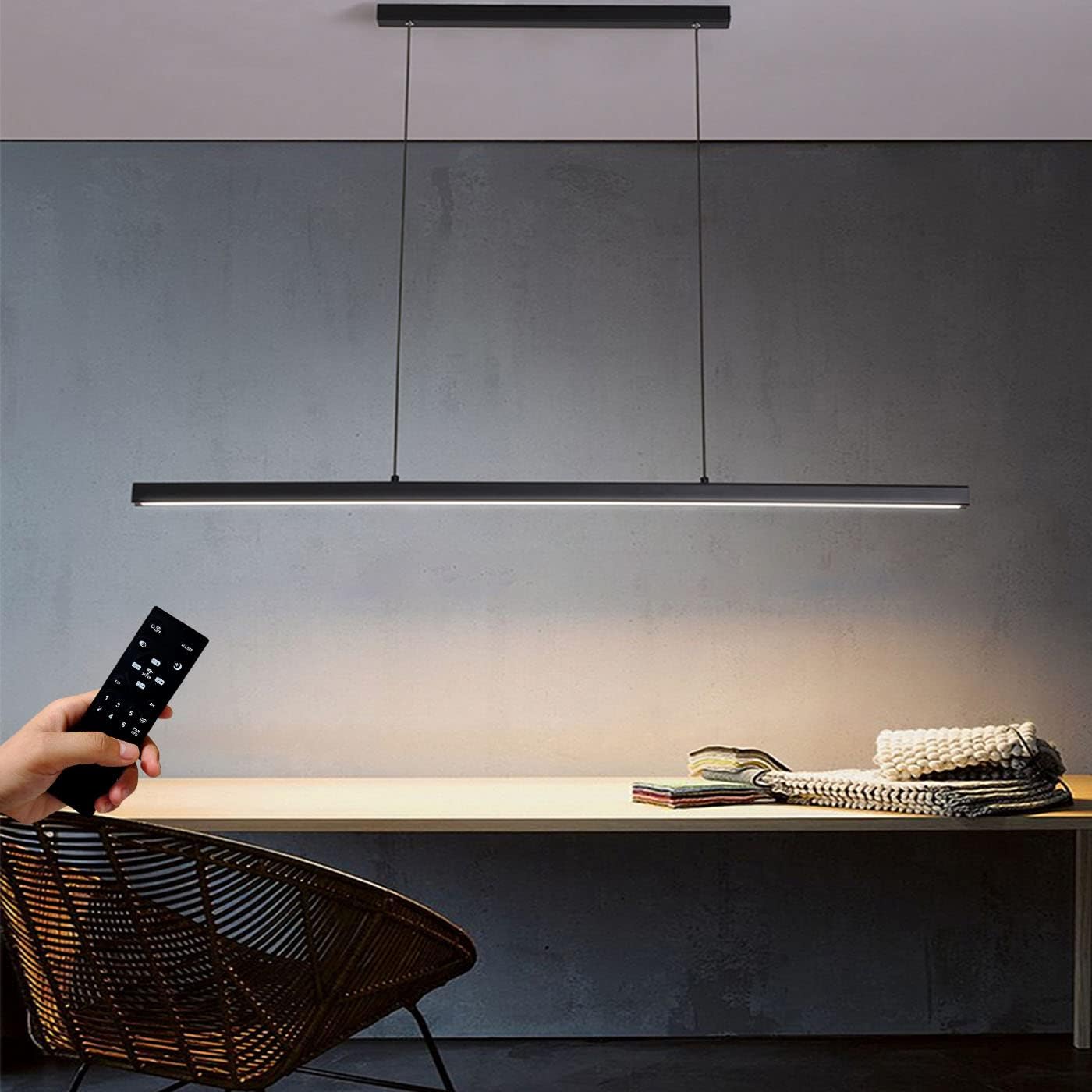 Moderno LED pendente Tavolo da pranzo Dimmerabile acrilico Lampada a ...