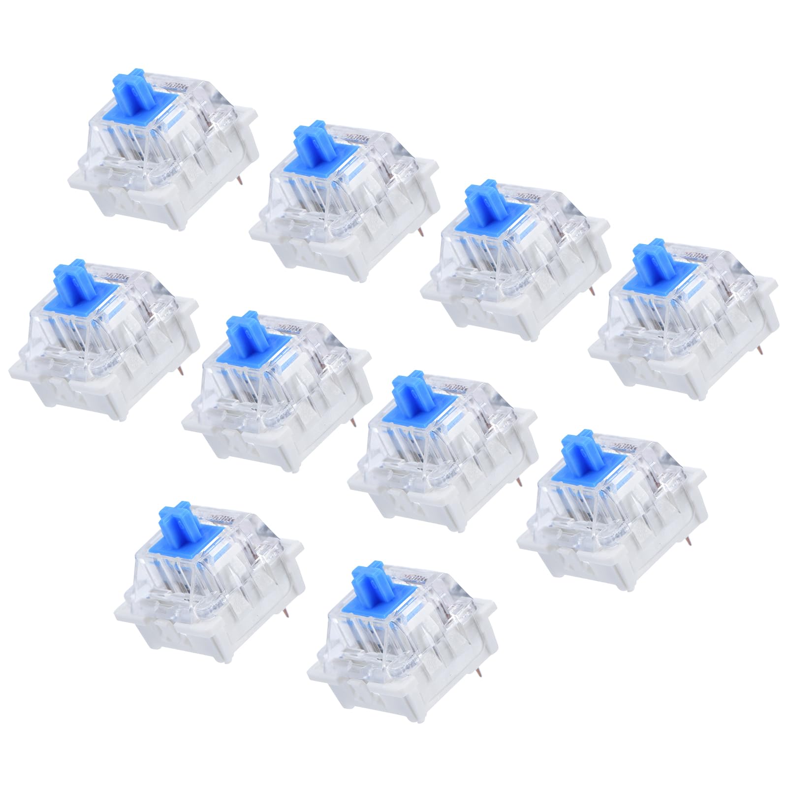 10 Pcs Cherry MX Blue Switch Replacement, Gateron patch switch Blue ...