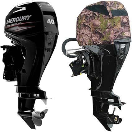 Amazon.com: Oceansouth Camouflage Vented Cover for Mercury (40HP 50HP ...