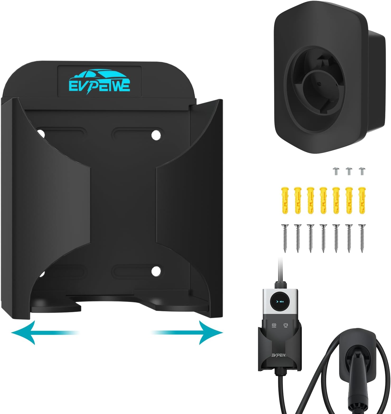 Amazon.com: YEBOOCA EV Charger Holder SAE J1772 EV Charger Holster PP ...