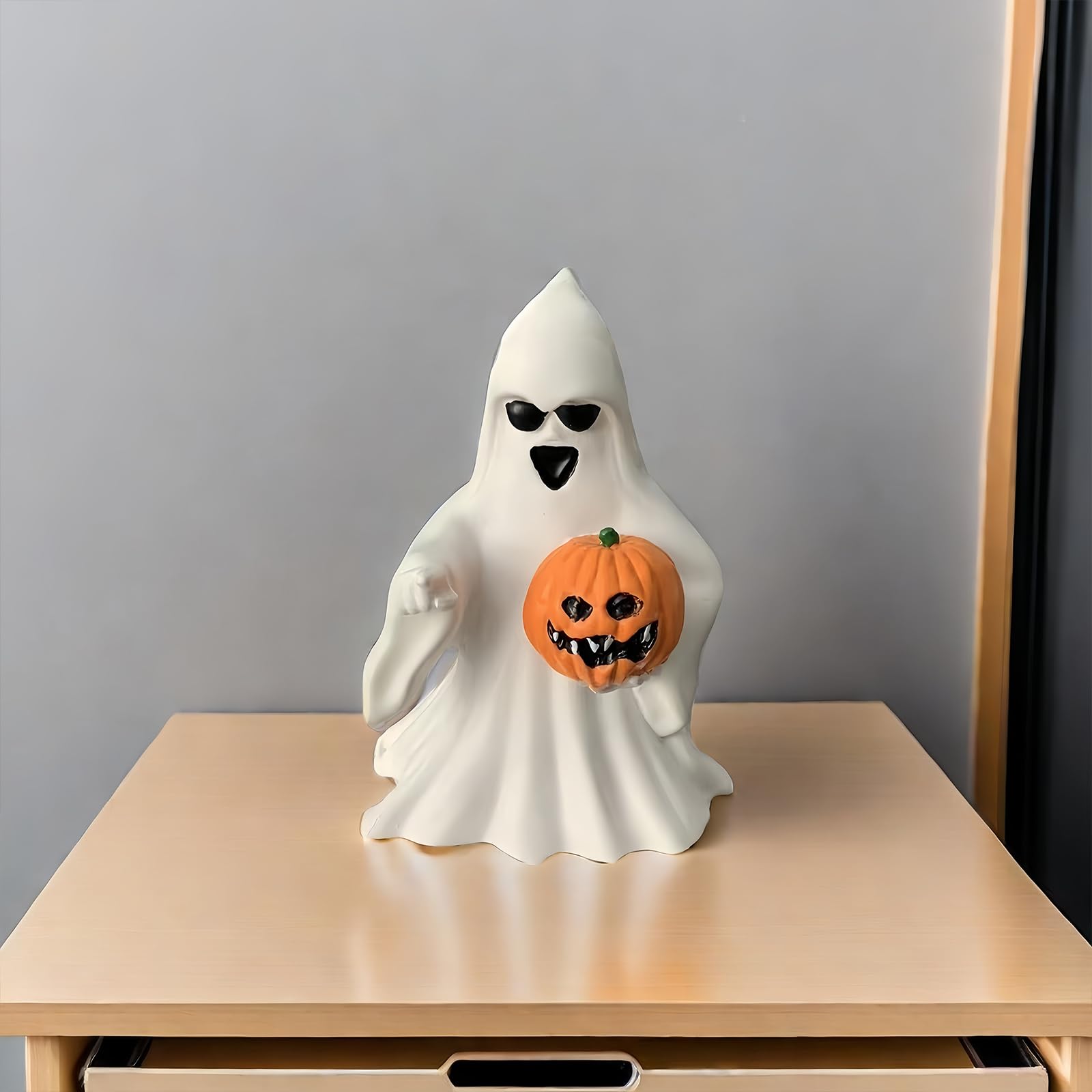 Amazon.com: ZUZIF Halloween Ghost Figurine - Spooky Resin Ghost Statue ...